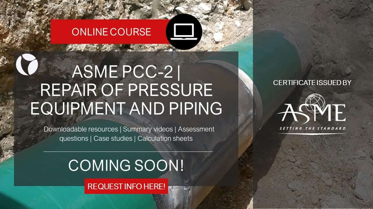 ASME PCC 2 | Repair of Pressure Equipment and Piping