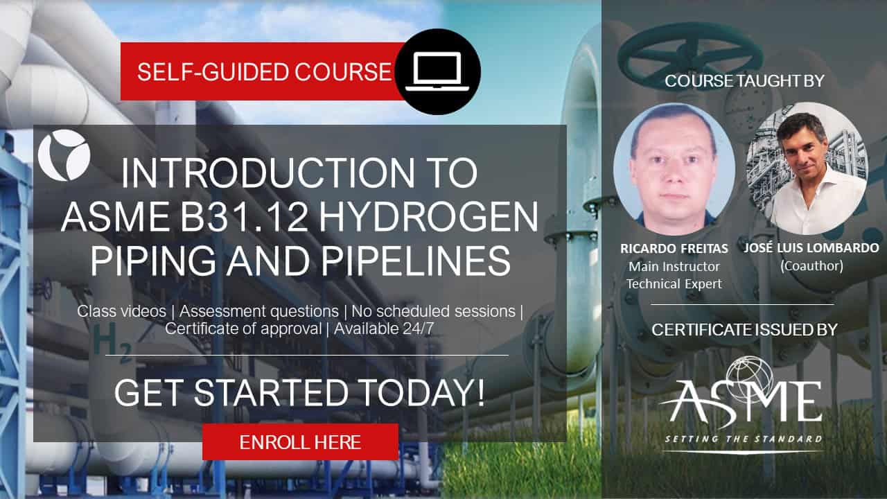 Introduction to ASME B31.12 Hydrogen Piping and Pipelines